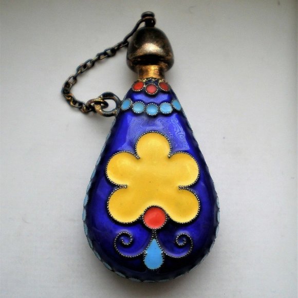 Accessories | Vintage Russian Ussr Gilded Sterling Silver 916 Cloisonne ...